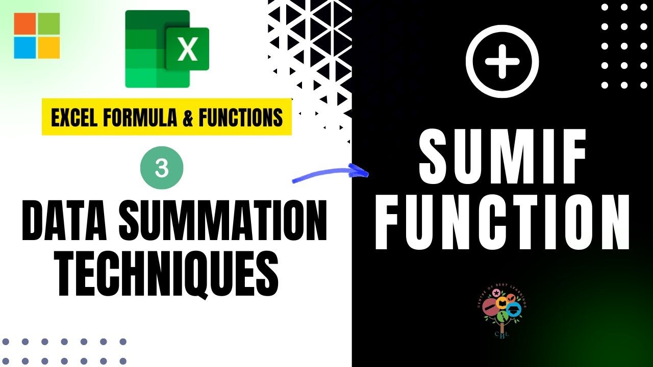 Explore Sumif Function In Excel For Advanced Data Summation 3 Examples Of Sumif Youtube 3644