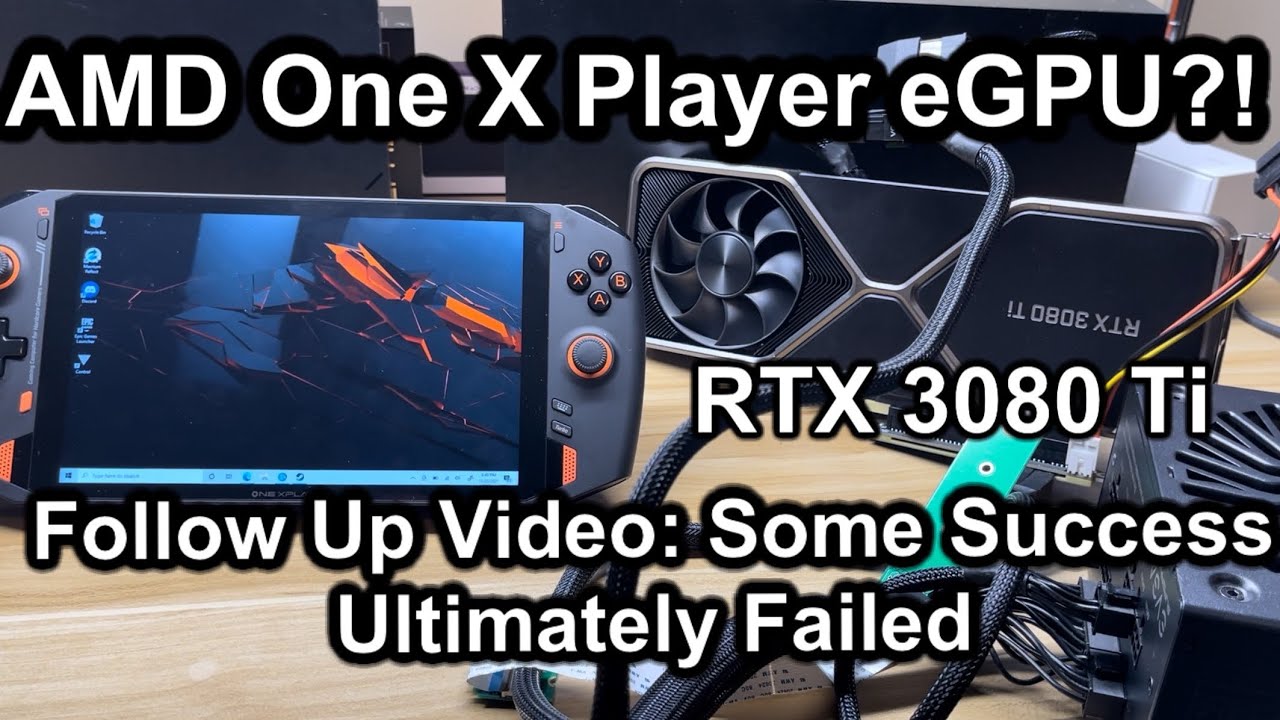 Follow Up Video: My AMD One X Player eGPU Trial - Some Success and ...