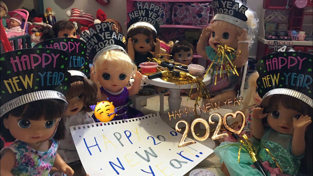 BABY ALIVE New year party! Happy new year!!!!!!!!! - YouTube