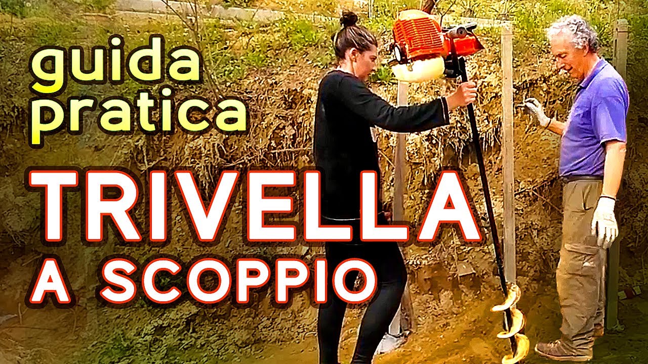 Trivella a Scoppio: Utilizzo con Facilità per Progetti Fai da Te! - YouTube