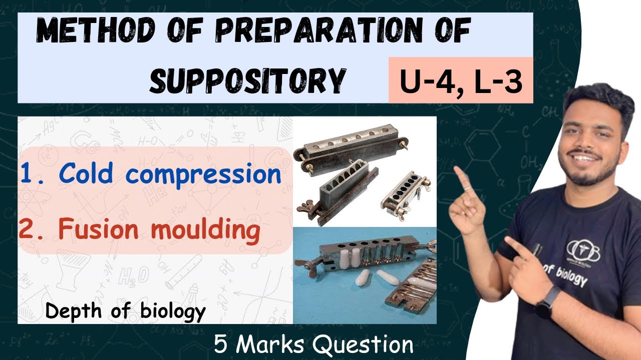 method of preparation of suppositories || suppositories preparation ...