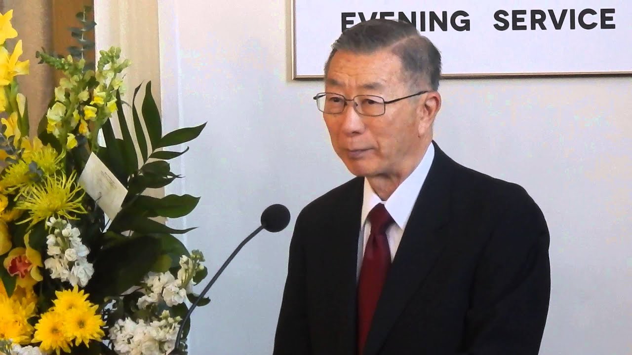Funeral of Dr. Takeo Uesugi (2) Eulogy by Dr. Bob Suzuki - YouTube