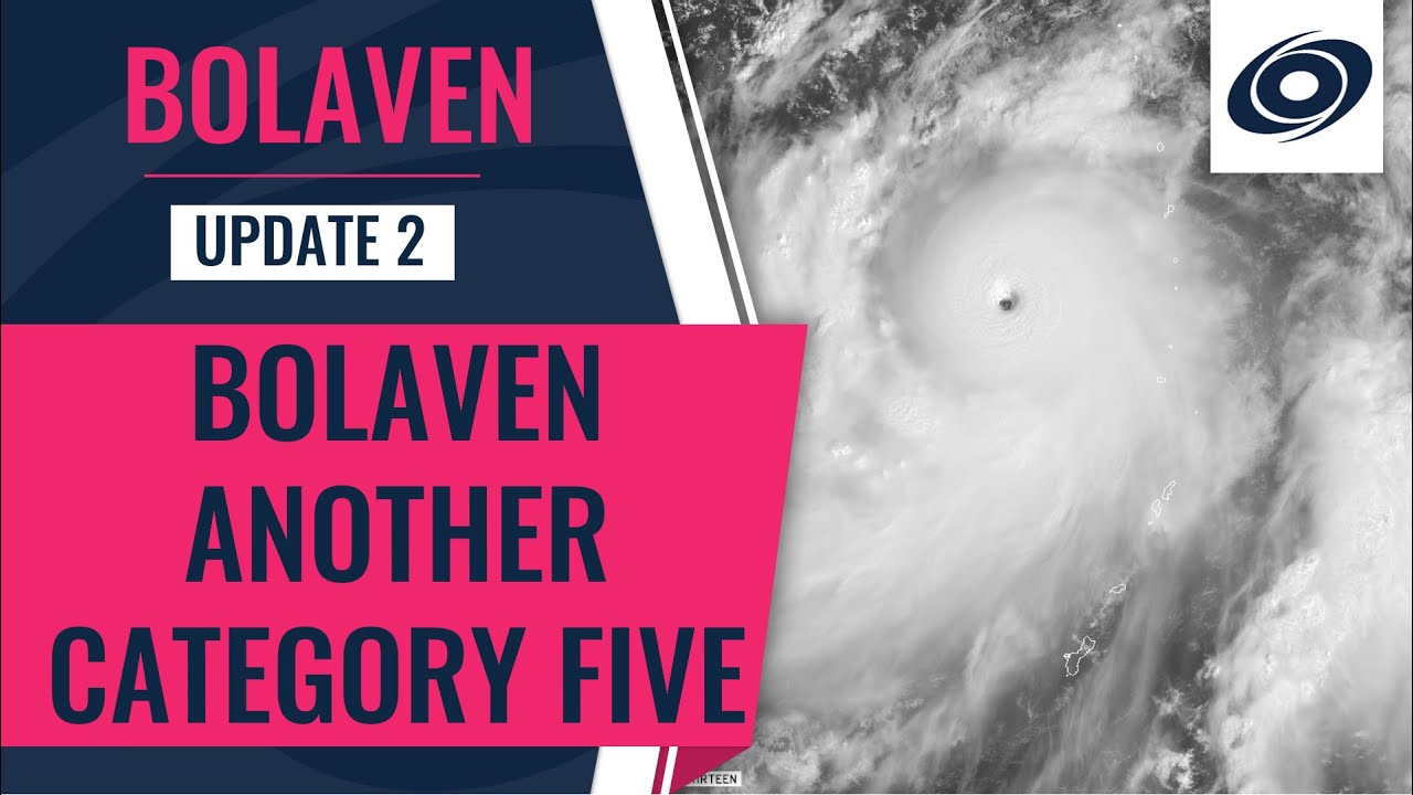 Typhoon Bolaven Another WPAC System to Attain Category 5 Status. - YouTube