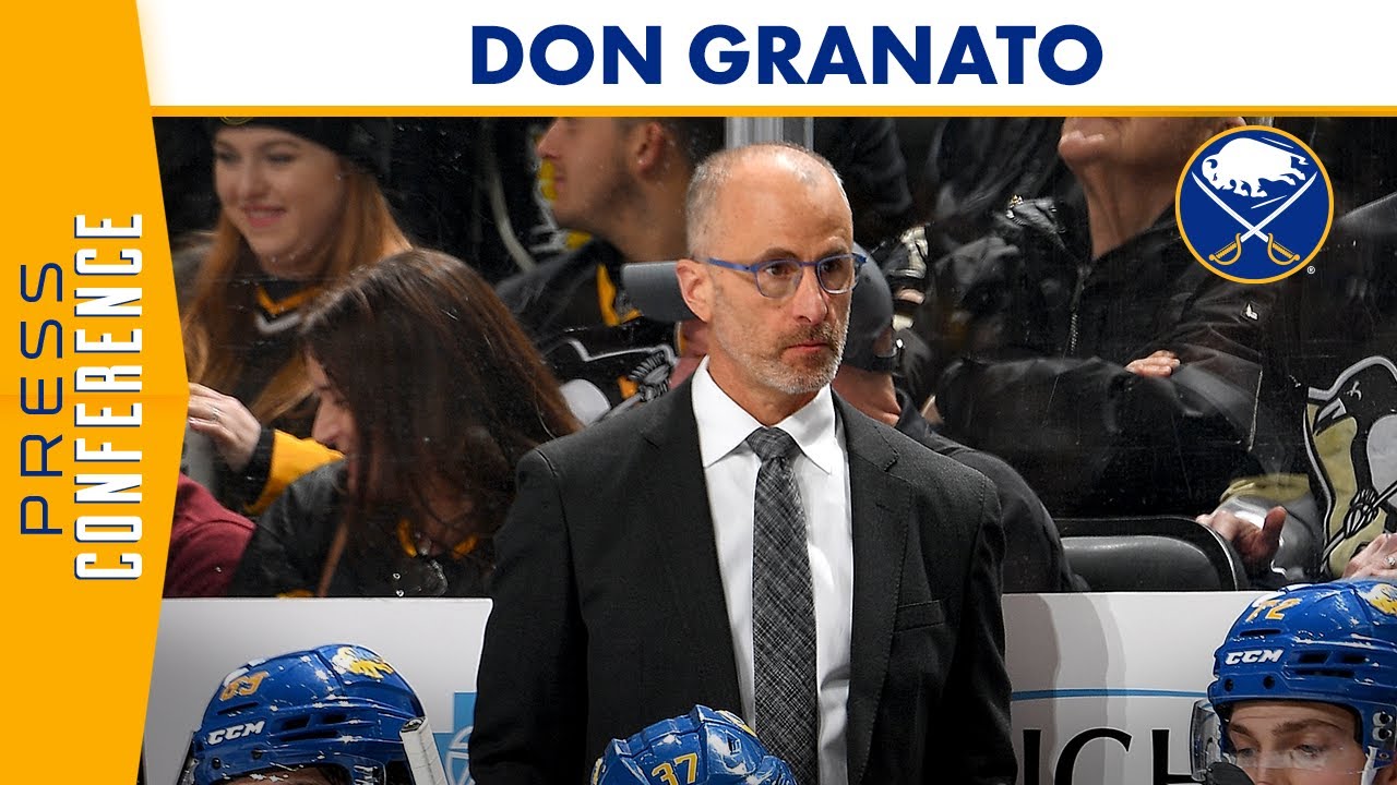Don Granato Preview Sabres Matchup At Blackhawks | Buffalo Sabres - YouTube