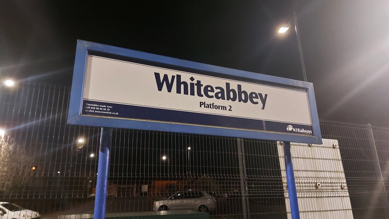 Trainspotting at Whiteabbey 27/2/2023(1) - YouTube