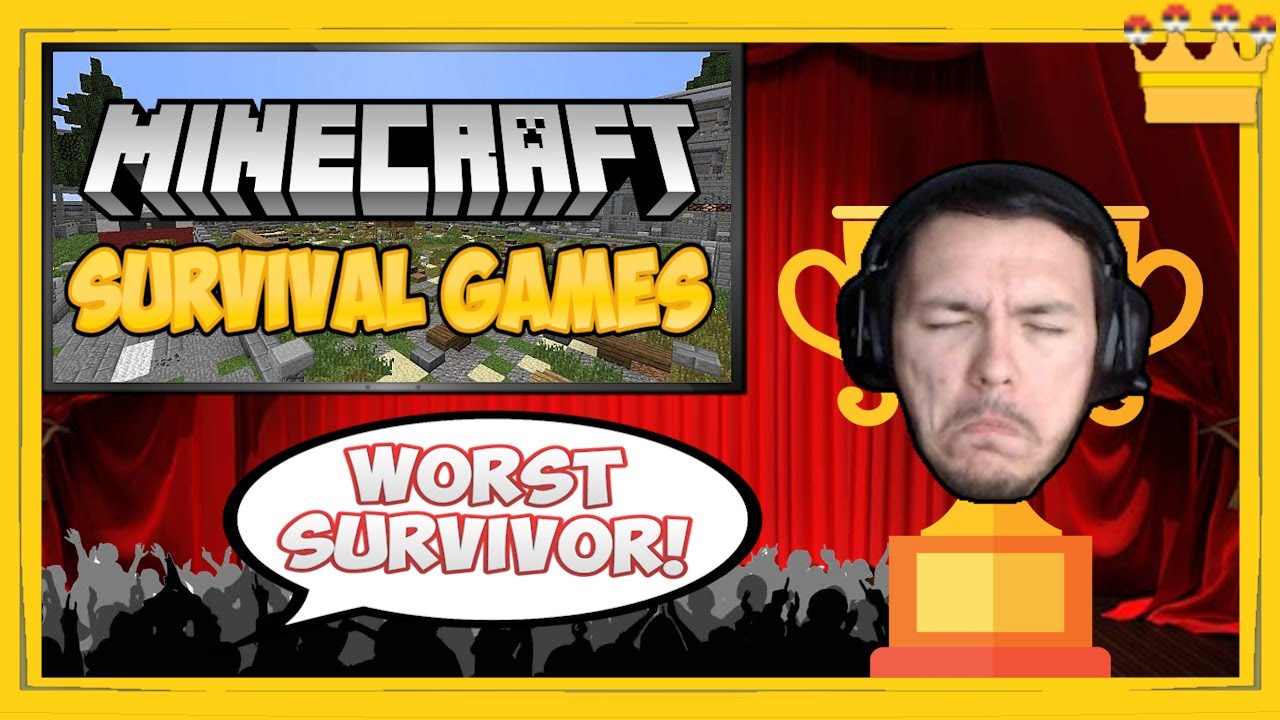 I Was the WORST SURVIVOR in Minecraft Survival Games! - YouTube