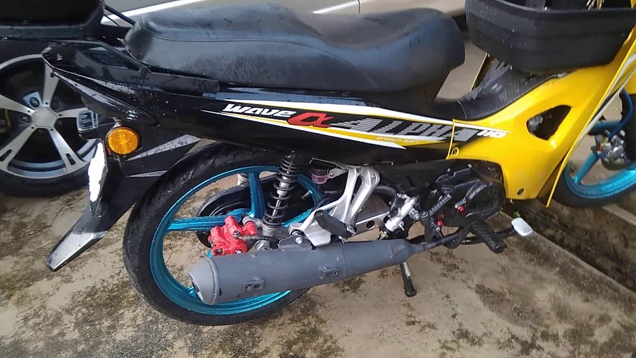 Wave Alpha CX Disk Belakang - YouTube