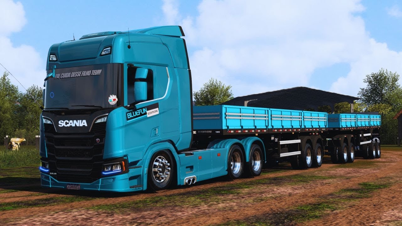 MOD GRAPHICS SUNSET 3D PRO SCANIA NTG R540 9 EIXOS/MAPA SUL PARANÁ ...