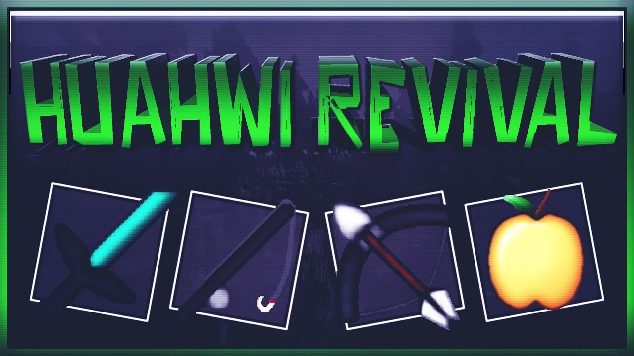 MINECRAFT PVP TEXTURE PACK - HUAHWI REVIVAL (SHORT SWORDS) - YouTube