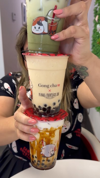 FFXIV x GONG CHA collab! - YouTube