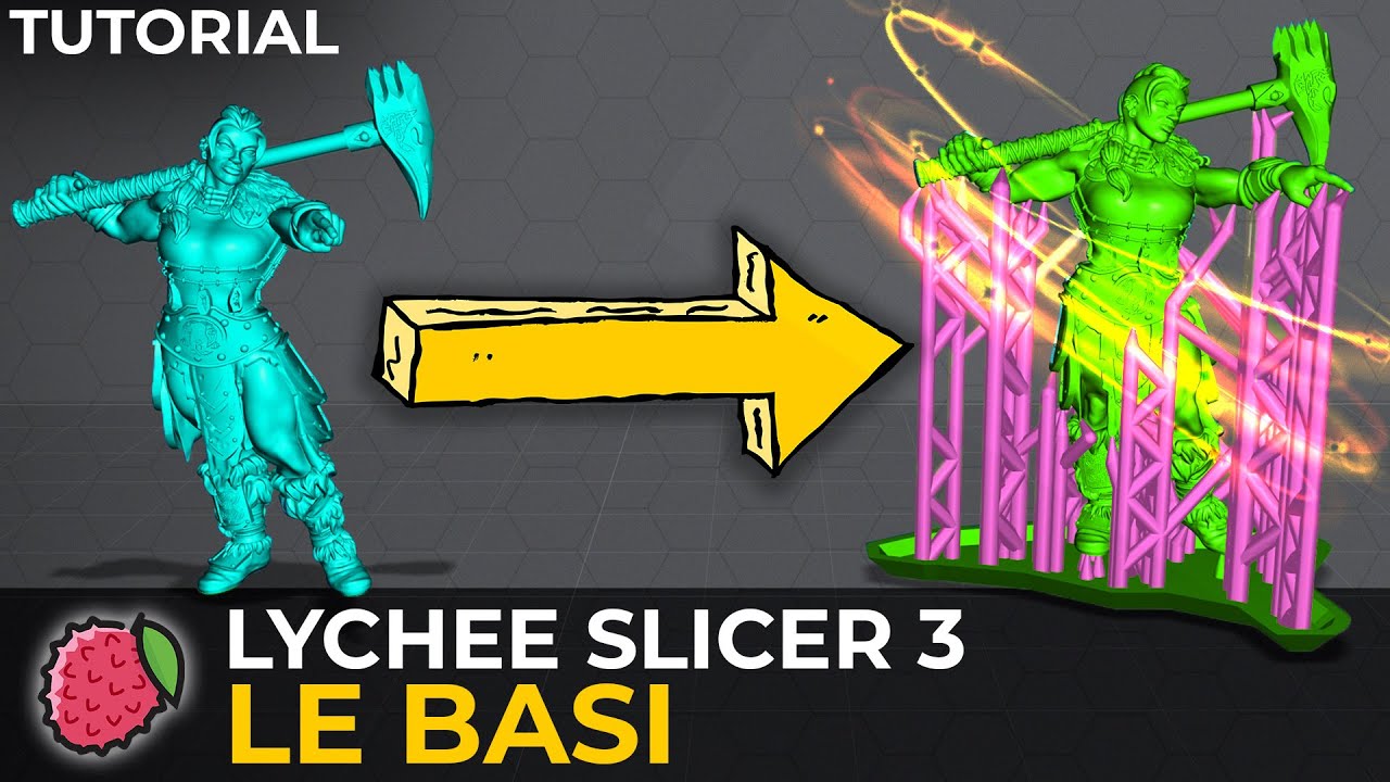 LYCHEE SLICER - Le basi - Tutorial stampa a RESINA - YouTube
