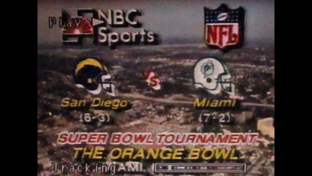 1982 playoffs Chargers vs Dolphins DVD 1 of 2 - YouTube