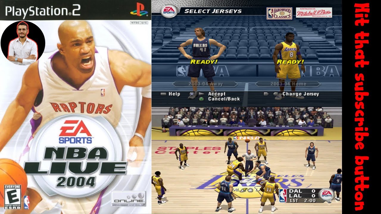 NBA Live 2004 - PS2 Multiplayer Gameplay | Classic NBA Action on ...