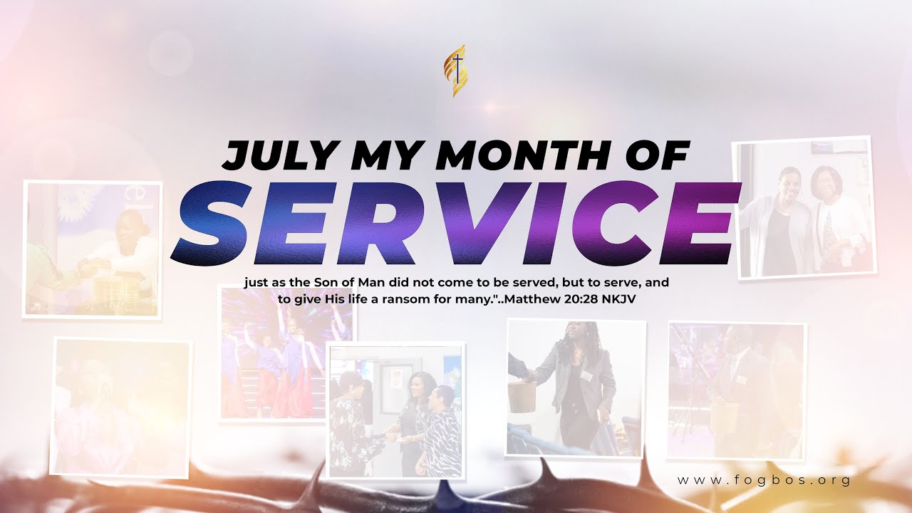 JULY MY MONTH OF SERVICE - YouTube