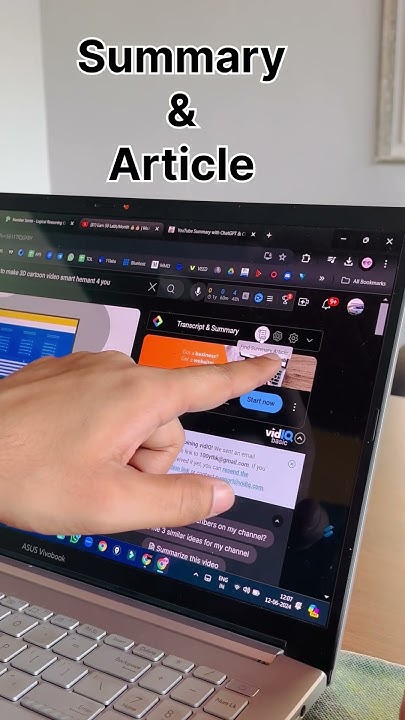 How To Summarize Any YouTube Video In Seconds (With Transcript) Using AI - ONE CLICK! #shorts # ...