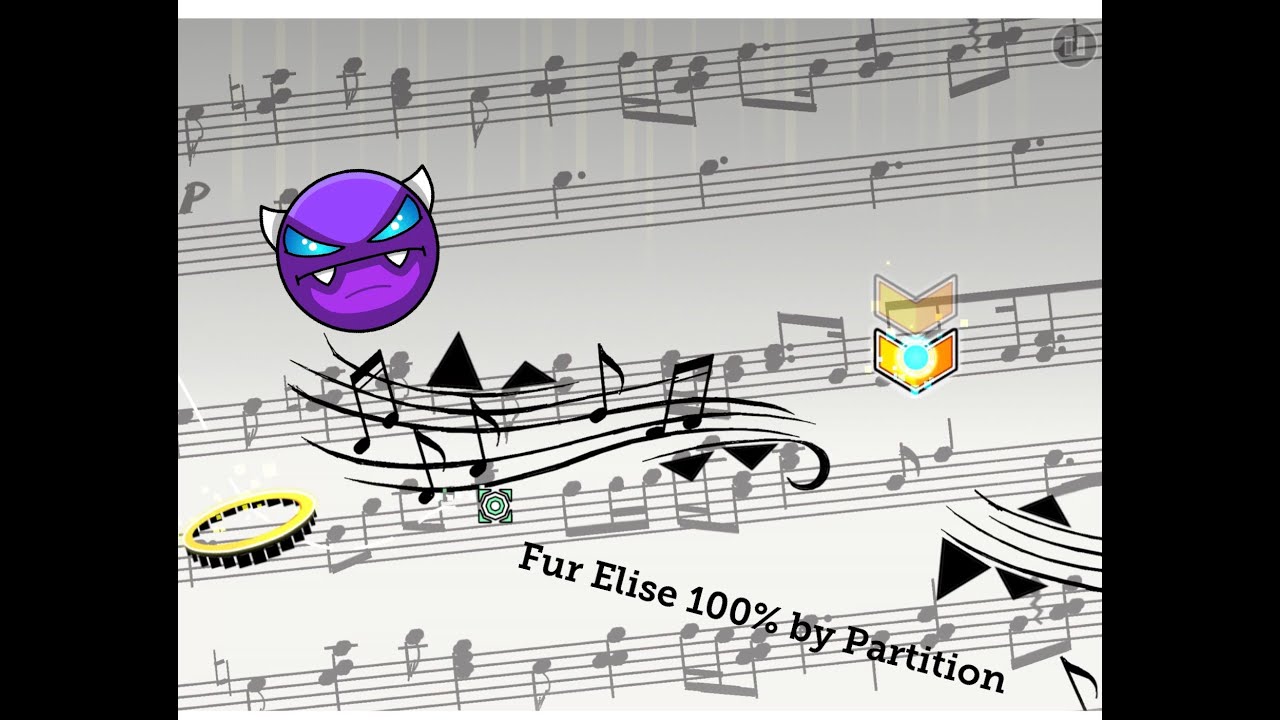 “Fur Elise” 100% (Demon) by Partition | Geometry Dash [2.11] - YouTube