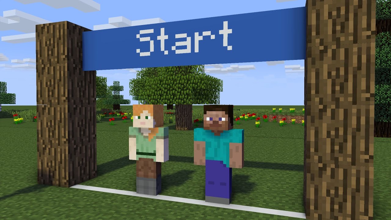 ALEX vs STEVE COMPETITION - MINECRAFT ANIMATION - YouTube
