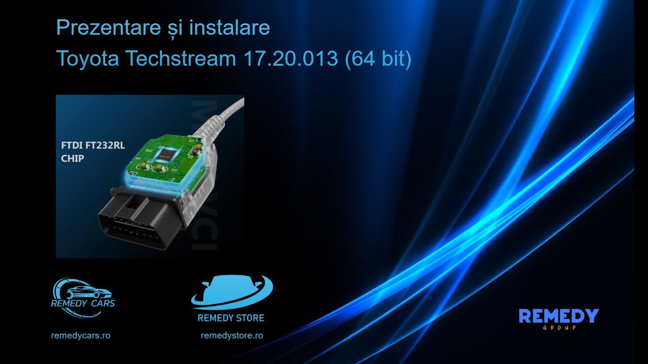 Prezentare si instalare Toyota Mini VCI Techstream 17 20 013 64 bit ...