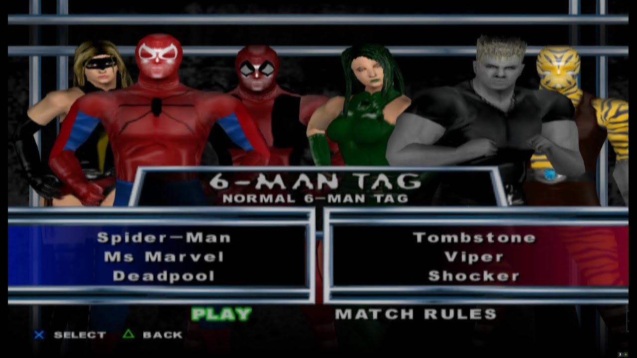 WWE: Here Comes The Pain - Spider-Man/Ms. Marvel/Deadpool vs Viper ...