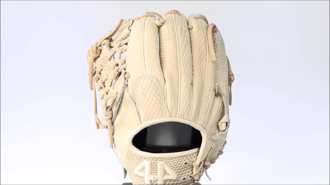 44 Pro Baseball Gloves Signature Series Bone Snakeskin Modified Trapeze ...
