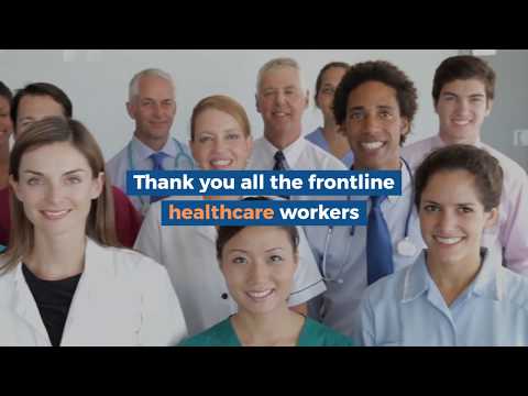 Thank you all the frontline healthcare workers - Finoit