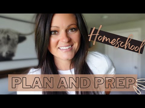 HOMESCHOOL PLAN AND PREP: preparing for day 1 in our homeschool! - YouTube