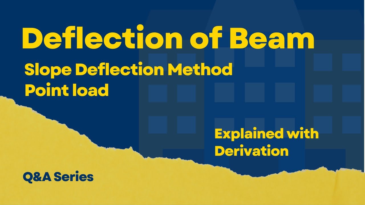 Q&A Series - 4 || Max deflection of beam with point load at Center ...