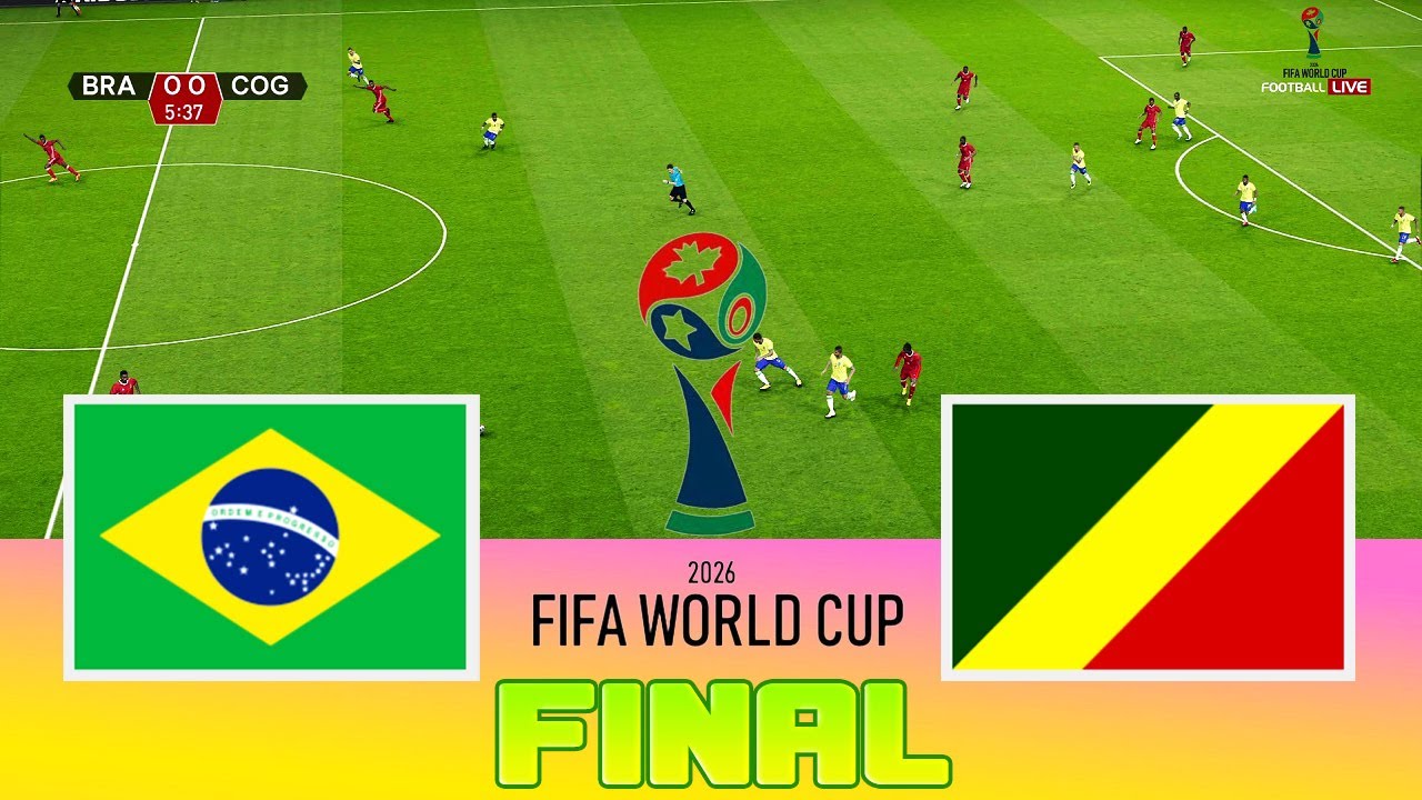 BRAZIL vs CONGO - Final FIFA World Cup 2026 | Full Match All Goals ...
