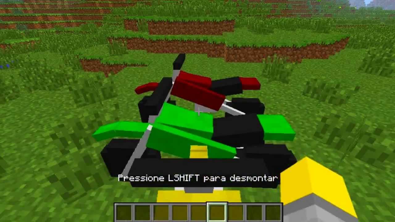 Minecraft mod - Moto? [The Dirtbike] - YouTube