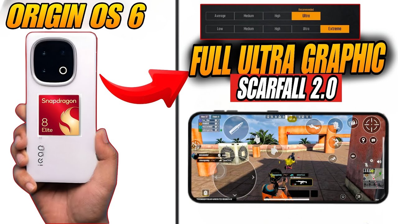 ORIGIN OS 6 UPDATE SCARFALL 2.0 GAMEPLAY TEST⚡ IQOO 13 ORIGIN OS 6 ...