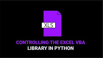 Python - Win32COM - Excel VBA - YouTube