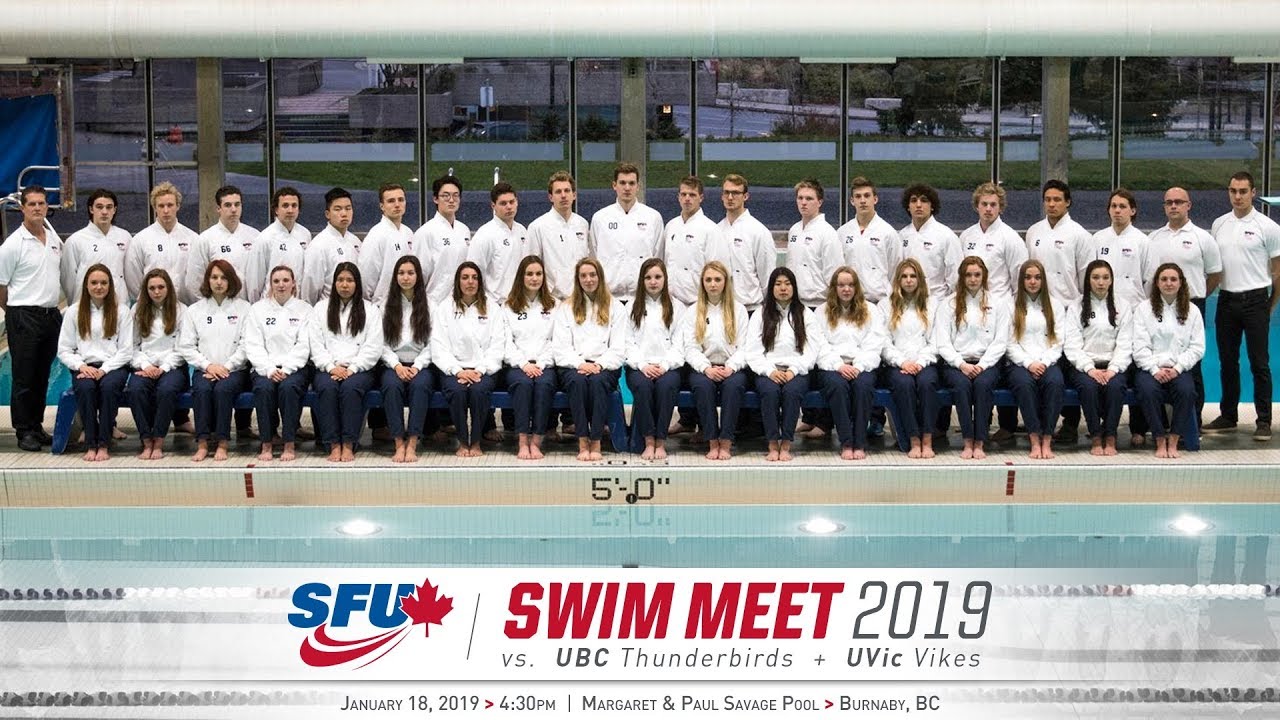 SFU Swimming & Diving vs. UBC & UVic - January 18, 2019 - YouTube