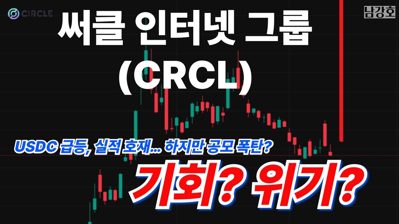 써클 인터넷 그룹(CRCL)USDC 급등, 실적 호재… 하지만 공모 폭탄? 기회냐 위기냐 - YouTube