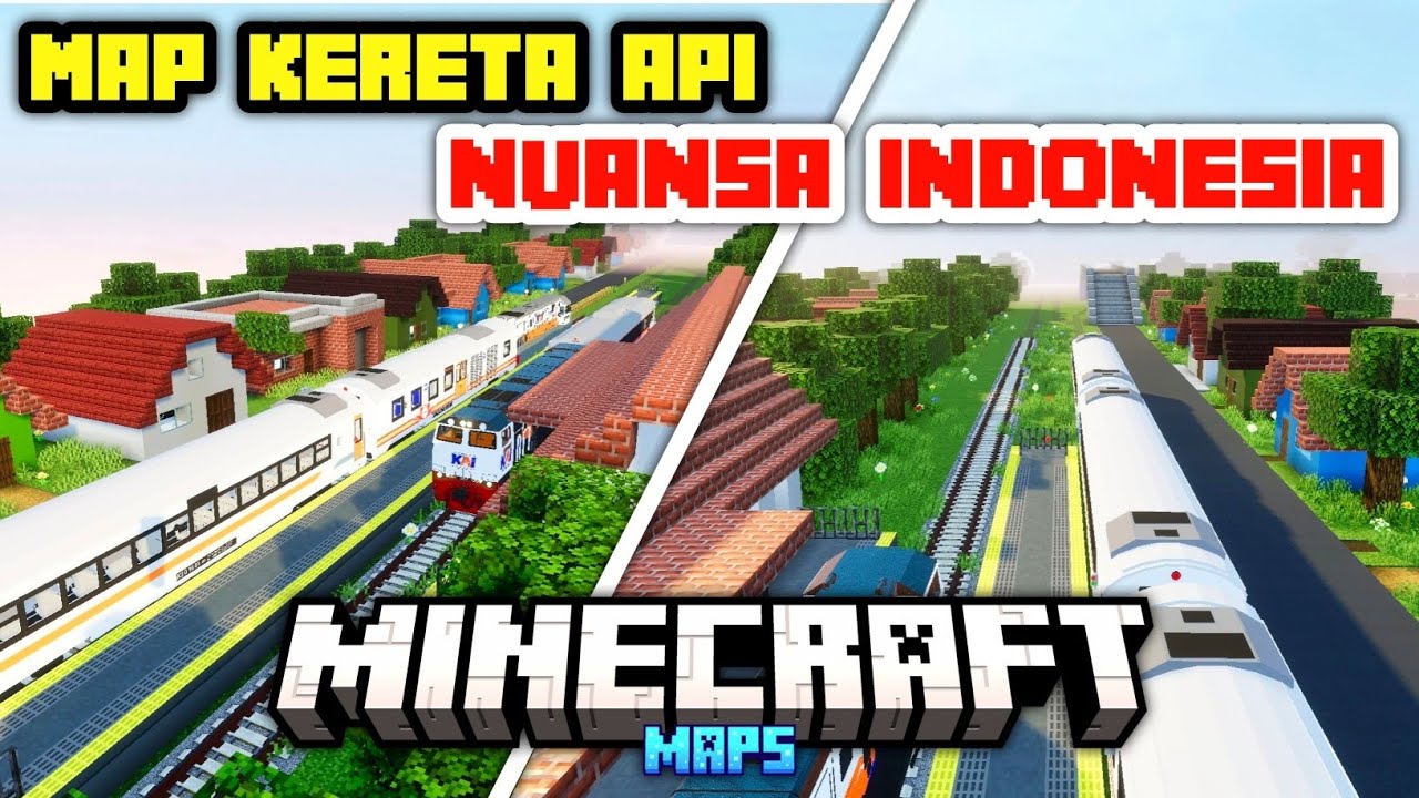 TERKEREN! REVIEW MAP KERETA API NUANSA INDONESIA V2 - YouTube