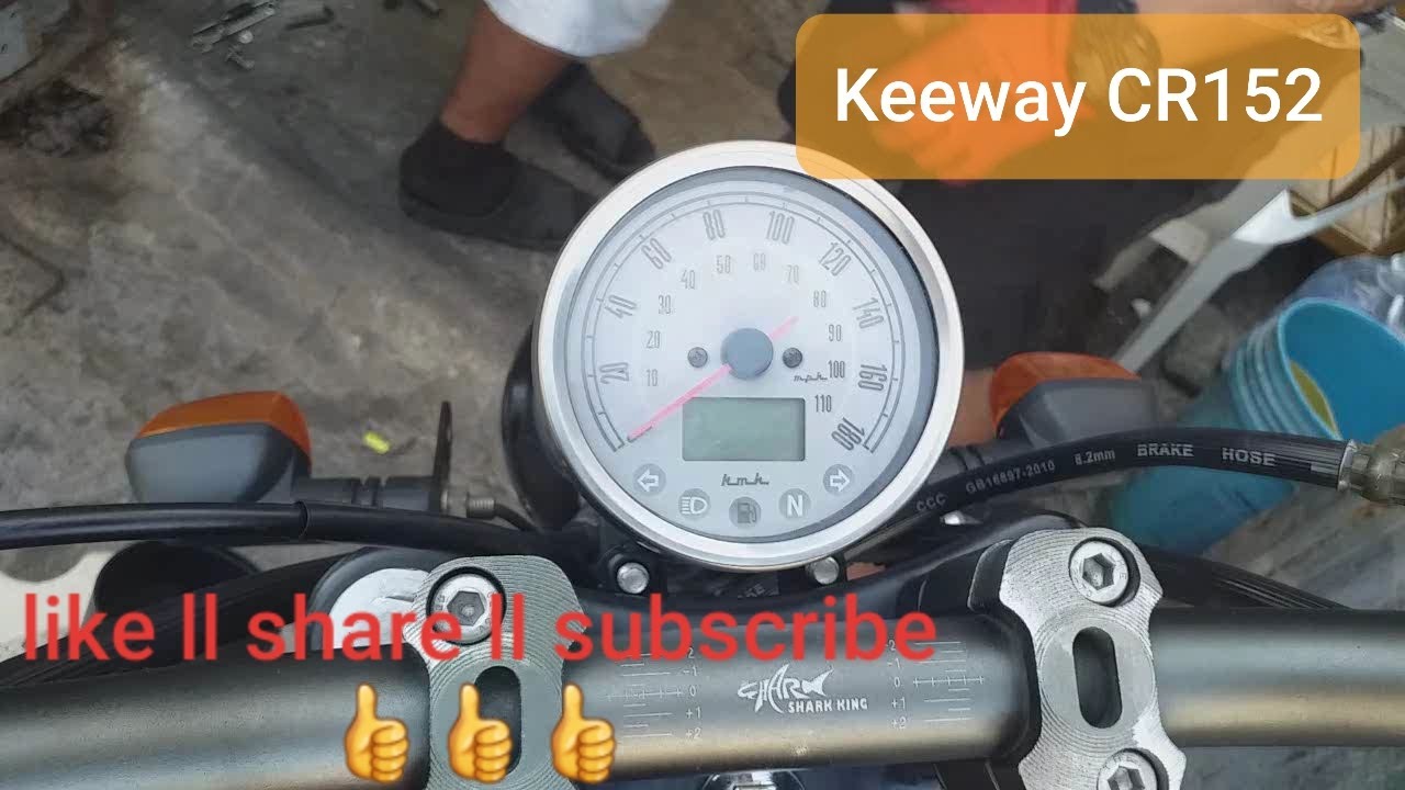 Keeway CR152 ll nilagay ko sa gitna yung speedometer ko ll Vlog#04 ...