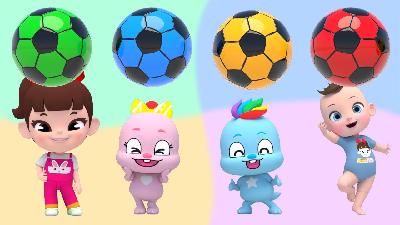 Five Colors Song! | Five Little Ducks Nursery Rhymes Playground | Baby ...