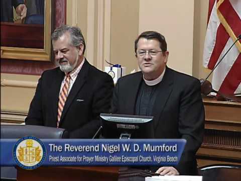 Delegate Jason Miyares: Rev. Nigel Mumford Delivers Prayer on the House ...