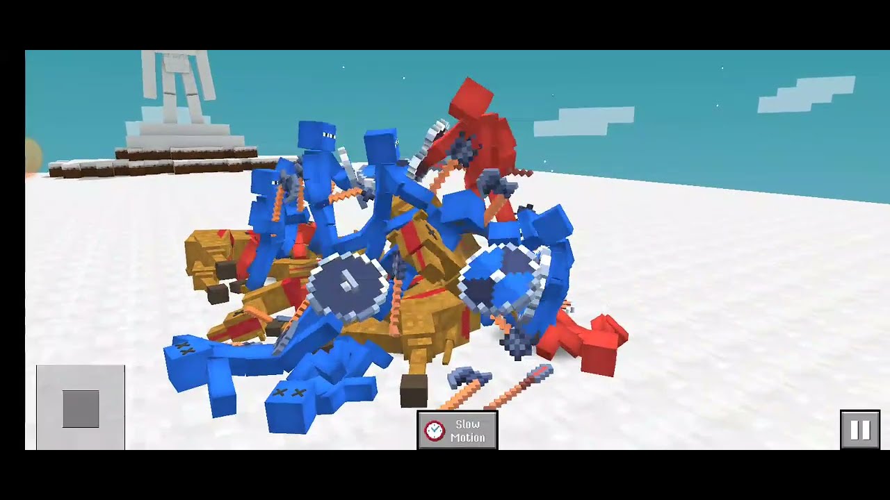 Minecraft Battle Simulator Campaign Fun (Blocky Ragdoll Simulator ...