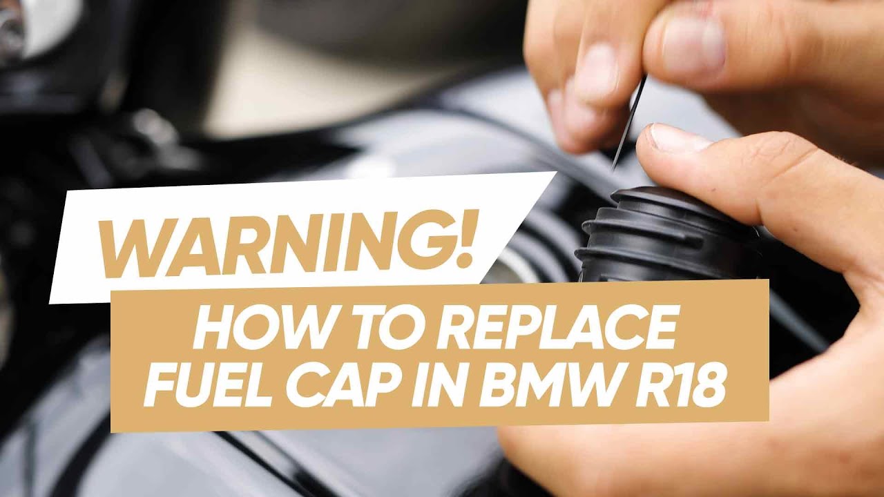 How to replace custom made fuel cap in BMW R18 - YouTube