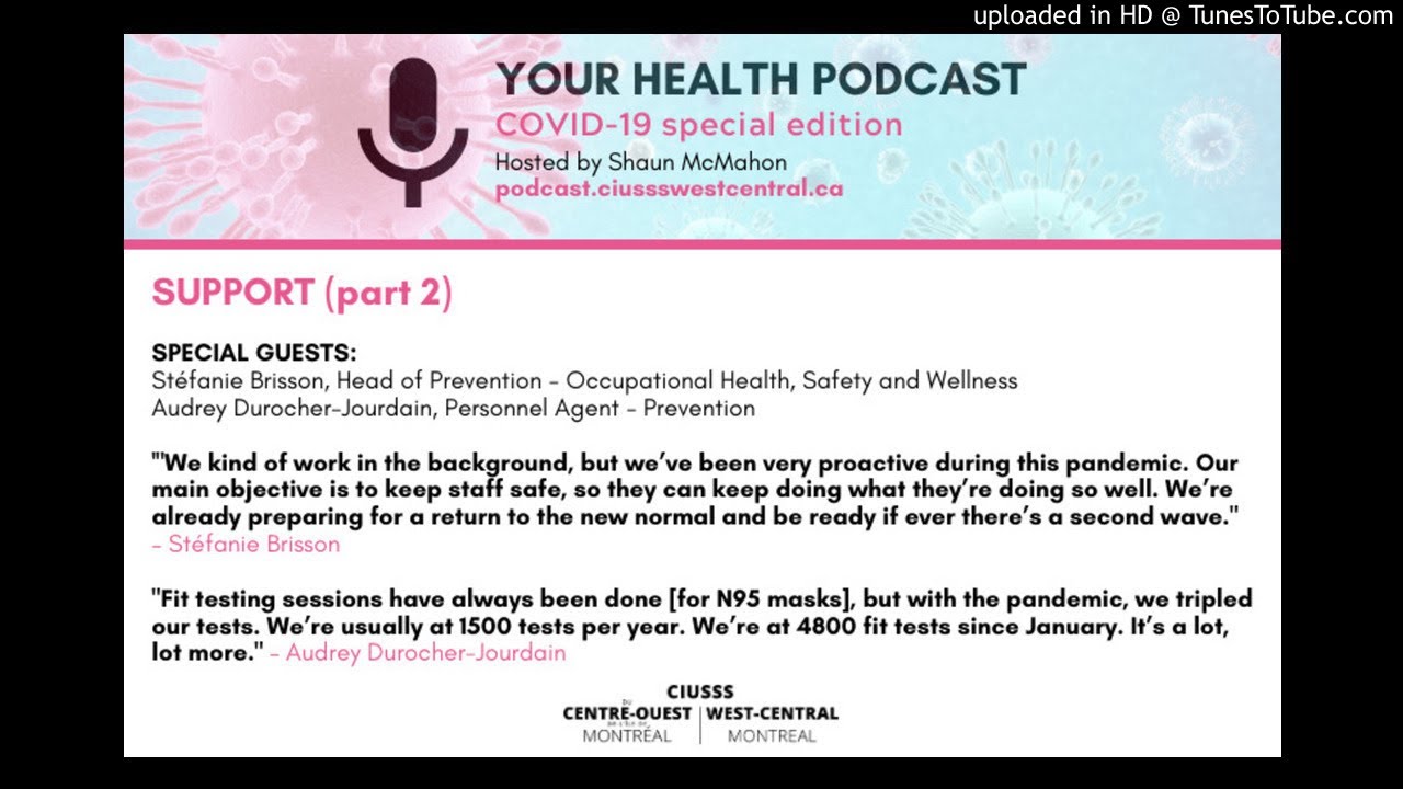 Your Health Podcast | COVID-19 | with special guests, Stéfanie Brisson ...