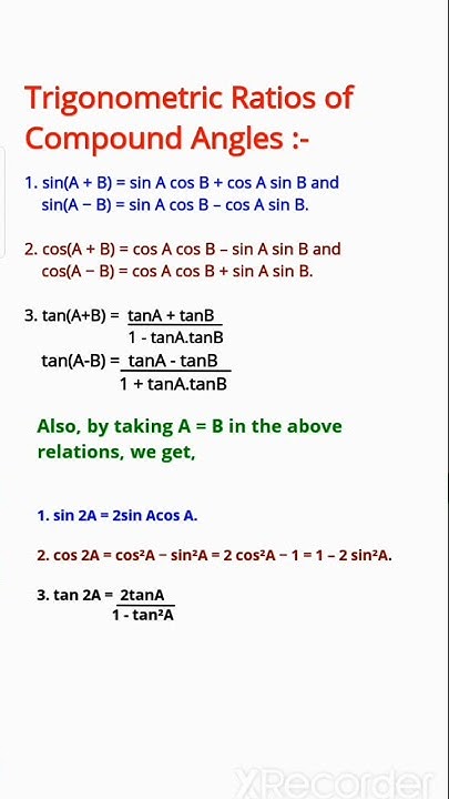 compound angle - YouTube