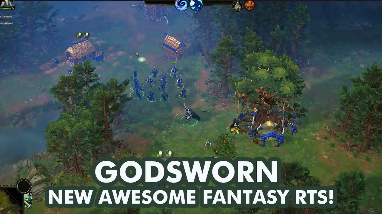 Godsworn - New Impressive Fantasy RTS - First Gameplay! - YouTube