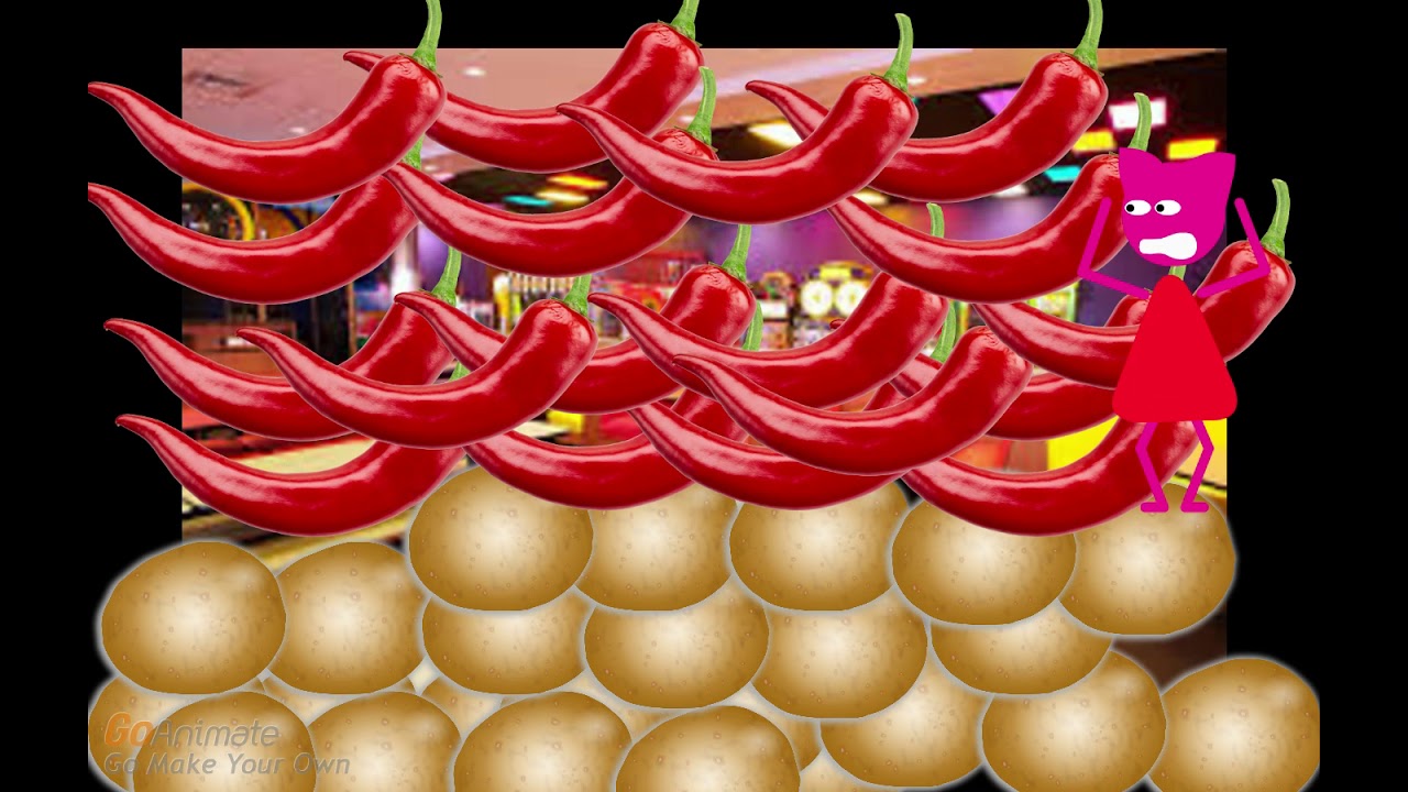 Peppa Fills Peter Piper Pizza with Peppers and Potatoes - YouTube