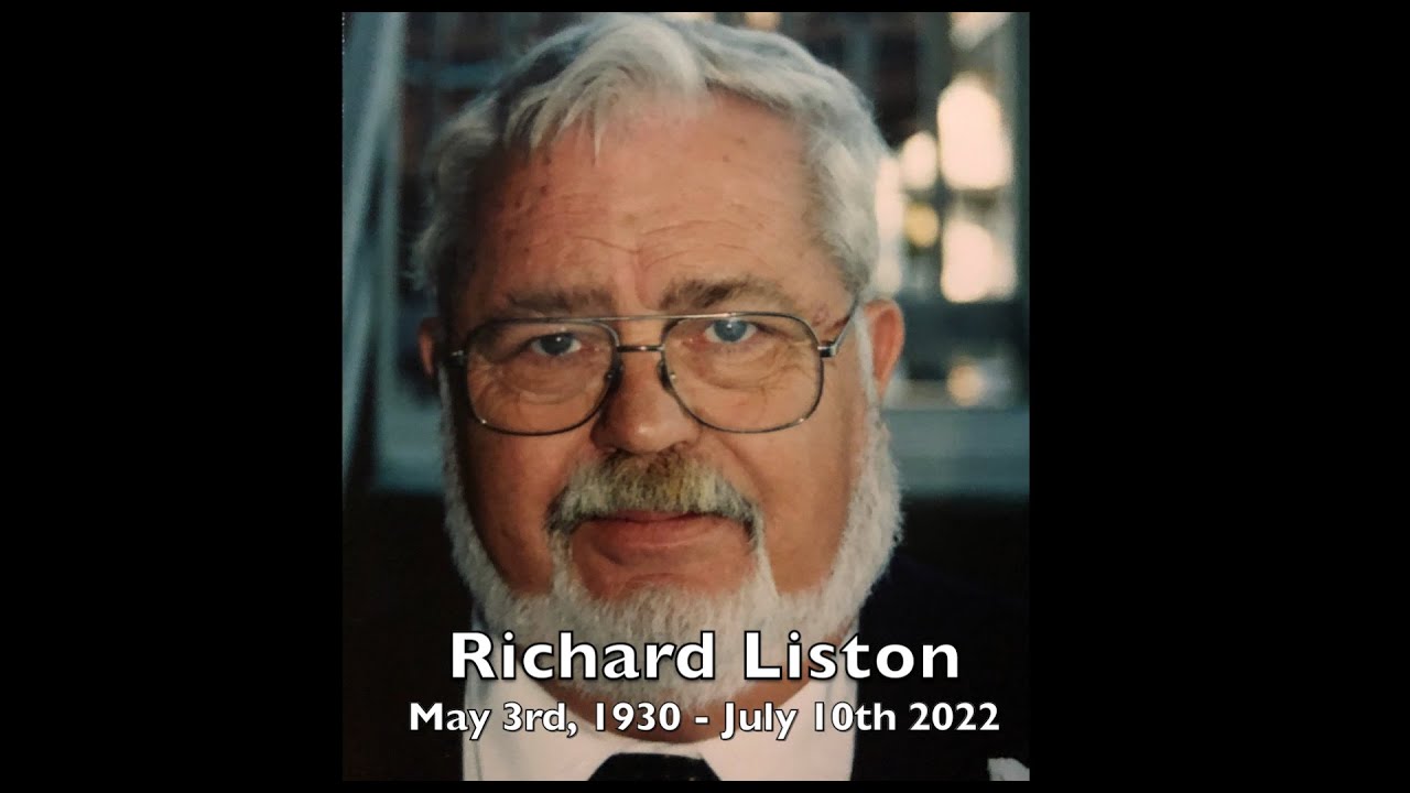 Memorial Service for Richard Liston Part 1 - YouTube