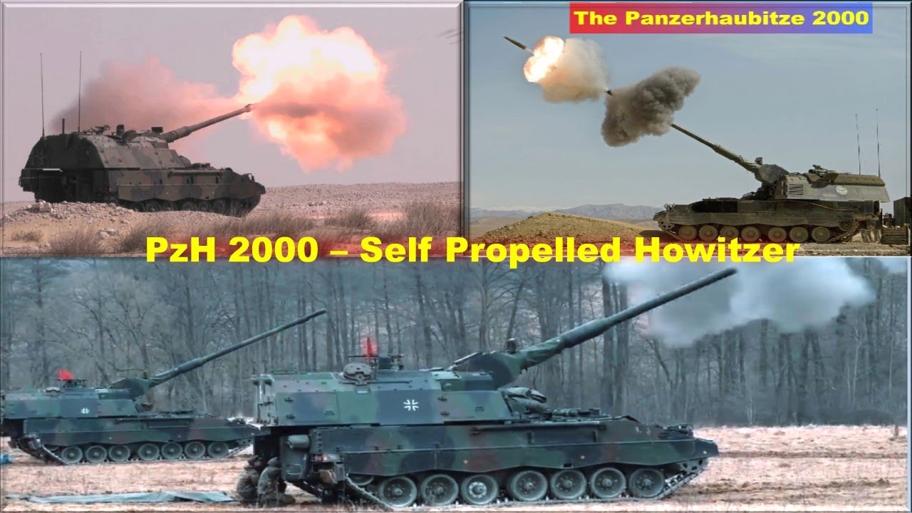 Powerful PzH 2000 In Action - Panzerhaubitze 2000 a German 155 mm Self ...