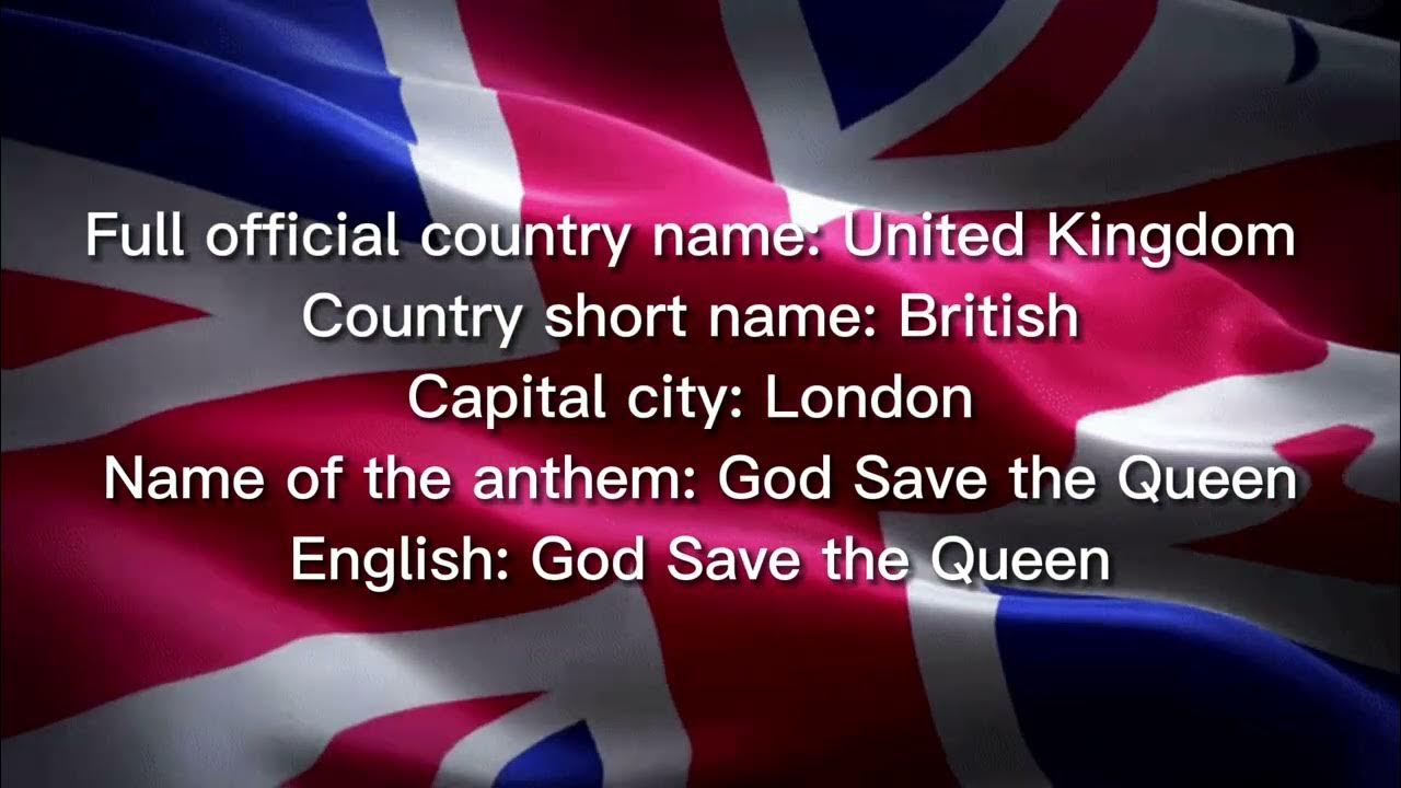 National anthem of British (God Save The Queen) - YouTube