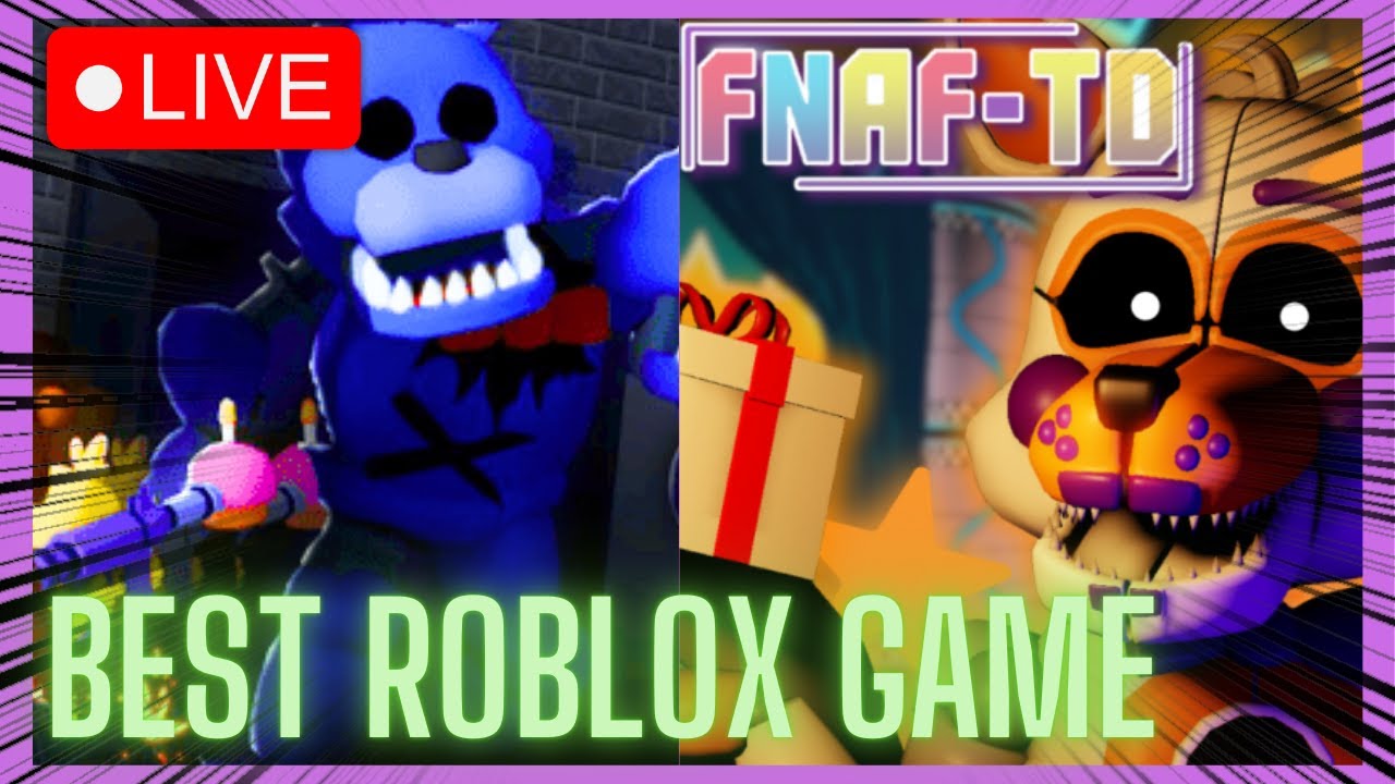 THIS GAME IS PEAK FNAF!!! BEST GAME ON ROBLOX?!?! Vtuber Plays FNAF TD ...