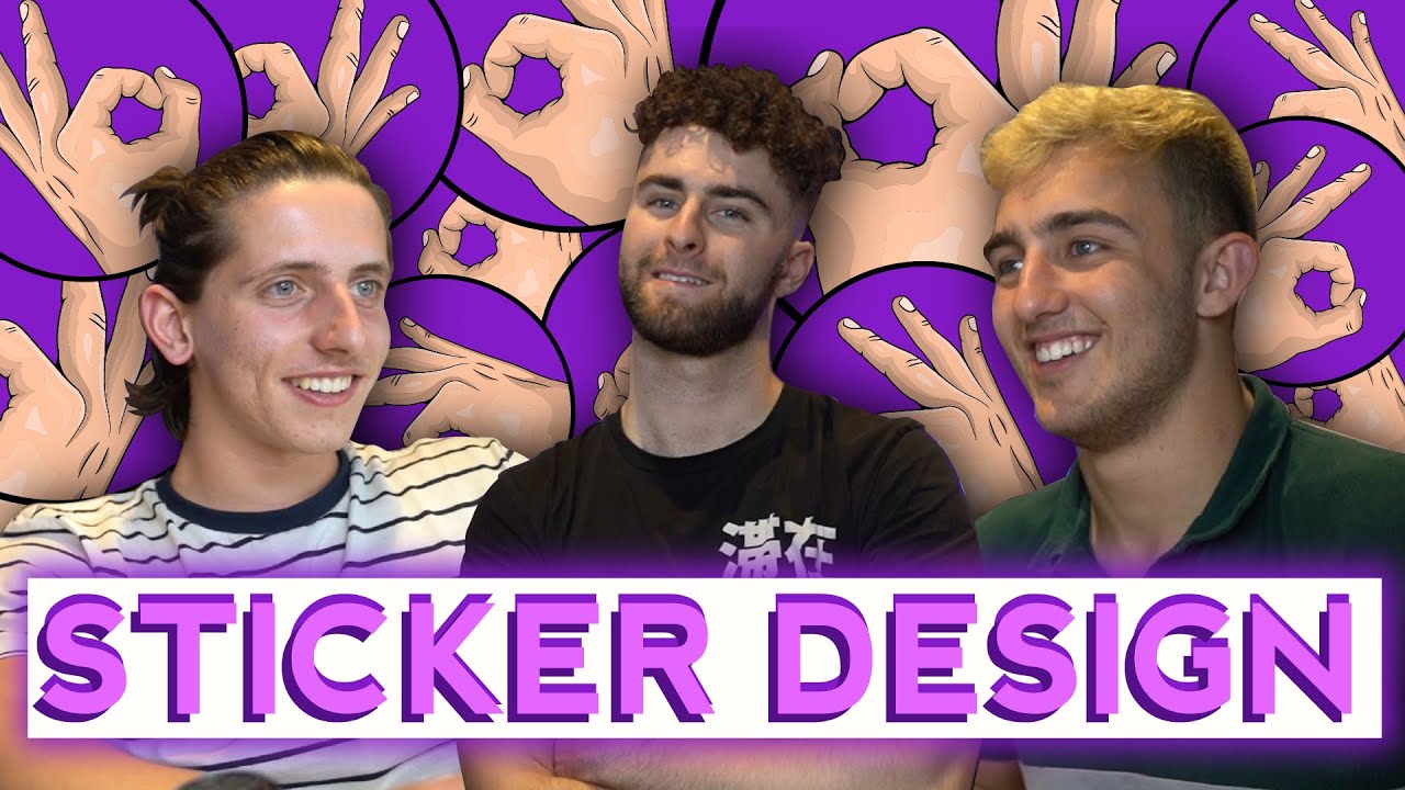 On the spot STICKER DESIGN! - YouTube