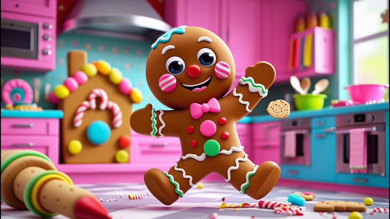 The Gingerbread Man | Story Rhymes In English | Yo Yo Kids Tube - YouTube