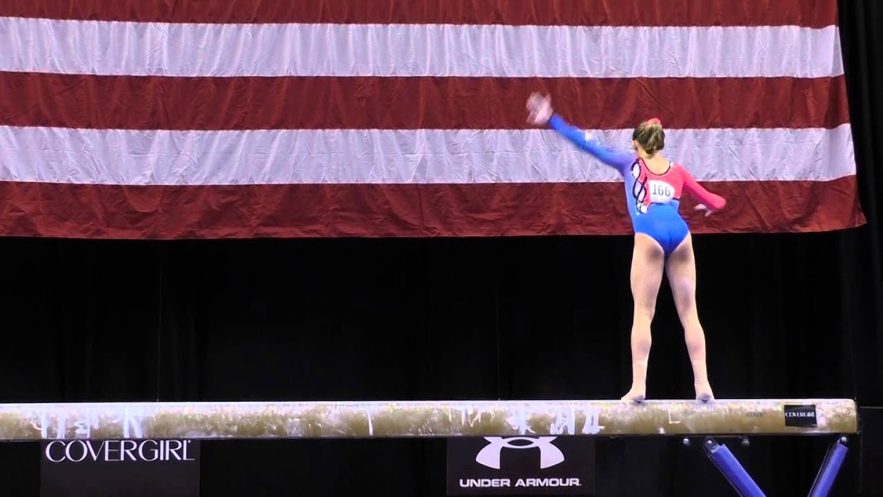 Sydney Johnson-Scharpf – Balance Beam – 2015 P&G Championships – Jr ...